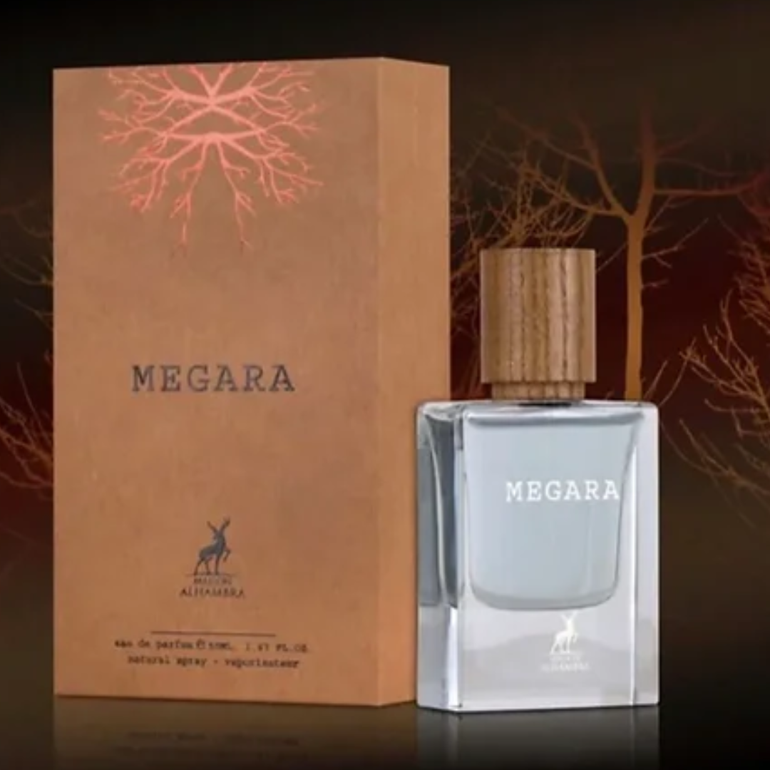 MEGARA Perfume Hombre – Rosas de Oud